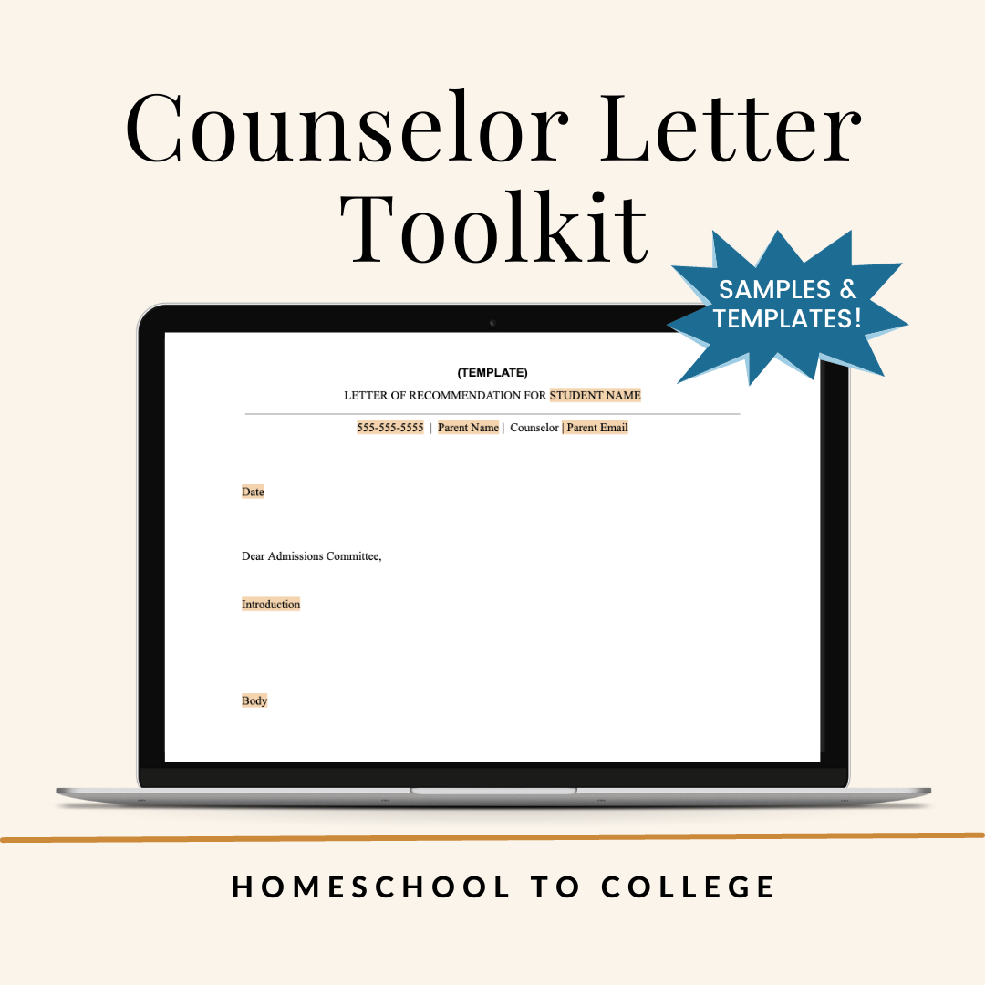 How to Write a Homeschool Counselor Letter That Colleges Love ...